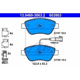 ATE Bremsensatz-Vorderachse SG00000CTR Bremsensatz, Scheibenbremse vorne hinten rechts links bel&uuml;ftet 257mm f&uuml;r PEUGEOT FIAT CITRO&Euml;N FORD 4249E5 71738