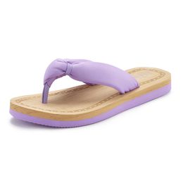ELBSAND T-Bar Sandals female size 38 Purple