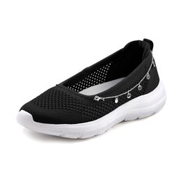 Lascana Ballerina Damen Gr&ouml;&szlig;e 37 schwarz / silber Sommerschuhe
