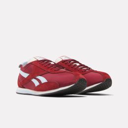 Sneaker Reebok CLASSIC "R400", Herren, Gr. 45,5, classicburgundy, classicburgundy, glassblu, Leder, Synthetik, Textil, Schuhe Sneaker