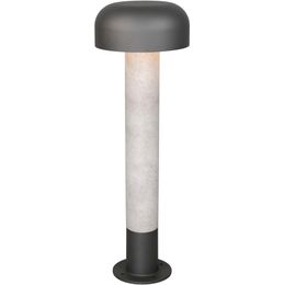Trio LEUCHTEN Au&szlig;en-Stehlampe "FRASER, Outdoor Stehleuchte H&ouml;he 54cm, exkl 1x E27 max 10W, IP54", grau, 1, &Oslash; 19cm H: 54cm, 1 Stk., Leuchten, Wegeleuchte Garten Terrasse, &Oslash; 19cm H&ouml;he 54cm, Leuchtmittel wechselbar