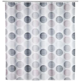 Duschvorhang Wenko "Pastell Dots", bunt (dots), B:180cm H:200cm, Polyester, Duschvorh&auml;nge, H&ouml;he 200 cm