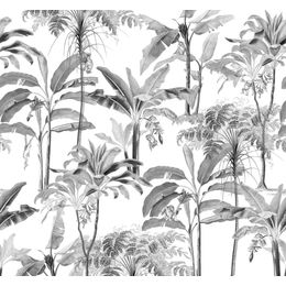 Fototapete Art for the home "Milou", grau, B:3m L:2,8m, Vlies, Tapeten, Grau - 300x280cm