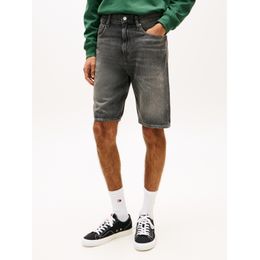 Shorts Tommy Jeans "OTIS", Damen, Gr. 30, N-Gr, denim schwarz, Denim/Jeans, Obermaterial: 100% Baumwolle, unifarben, regular fit kurz, Hosen Shorts, Regular fit mit Taschen