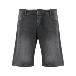 Stoffhose 2Y Premium "2Y Premium Herren 2Y Basic Slim Fit Denim Shorts", Herren, Gr. 34, Normalgr&ouml;&szlig;en, schwarz, 97% Baumwolle, 3% Elasthan, unifarben, slim fit, Hosen Stoffhose