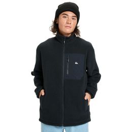 Fleecepullover Quiksilver "Clean Coast", Herren, Gr. XS, schwarz, Obermaterial: 100% Microfaser;, Sweatshirts Fleecepullover