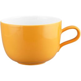 Tasse Seltmann Weiden "Liberty Pure Colors", mango orange, B:13,3cm H:7,4cm &Oslash;:10,3cm, Porzellan, Trinkgef&auml;&szlig;e, Tasse, Kaffeetasse