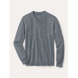 Walbusch V-Pullover Merino Extrafein