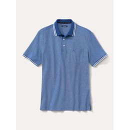 Walbusch Extraglatt-Polo Bicolor