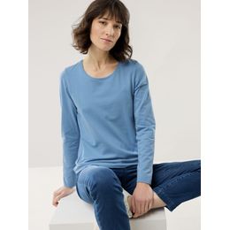 Walbusch Baumwoll-Basic-Shirt Langarm