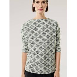 Walbusch Boucle Sweatshirt Kaminkragen