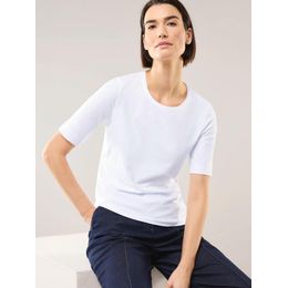 Walbusch Baumwoll-Basic-Shirt Halbarm