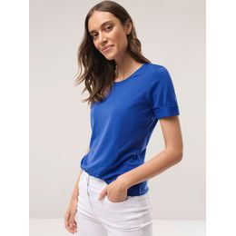Walbusch Baumwoll-Basic-Shirt Halbarm