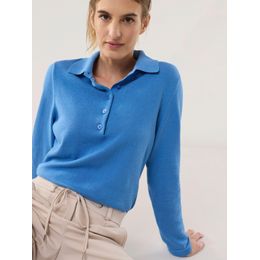 Walbusch Polo-Pullover mit Seide