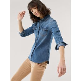 Walbusch Power Stretch Jeansbluse