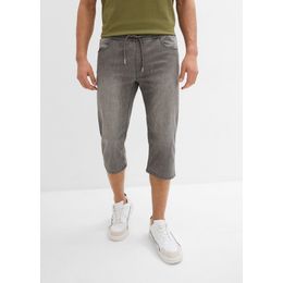 bonprix Leichte Regular Fit Schlupf-3/4-Stretch-Jeans Straight (2er Pack), blau, Gr.33, Bequeme Schlupfjeans in 3/4 L&auml;nge aus sommerlich leichtem Denim, 98% Baumwolle (organic)