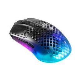 SteelSeries Aerox 3 Wireless Gen 2 Shadow, Gaming-Maus schwarz/transparent