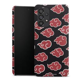 DeinDesign Galaxy A53 5G Handy Premium Case Smartphone Handyh&uuml;lle Schutzh&uuml;lle matt Akatsuki Pattern Naruto Shippuden Premium Case