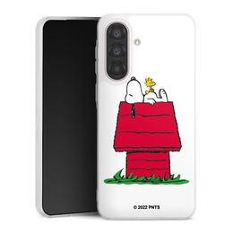 DeinDesign Galaxy A57 5G Handy Silikon H&uuml;lle Case transparent Handyh&uuml;lle Snoopy Peanuts Official Licensed Product Silikon Case