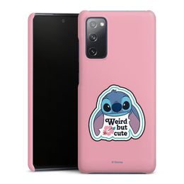 DeinDesign Galaxy S20 FE Handy Premium Case Smartphone Handyh&uuml;lle Schutzh&uuml;lle matt Disney Sayings Lilo & Stitch Premium Case
