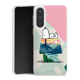 DeinDesign Galaxy A57 5G Handy Silikon H&uuml;lle Case transparent Handyh&uuml;lle Official Licensed Product Peanuts Snoopy Silikon Case