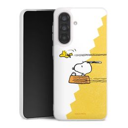 DeinDesign Galaxy A57 5G Handy Silikon H&uuml;lle Case transparent Handyh&uuml;lle Snoopy Peanuts Children Silikon Case