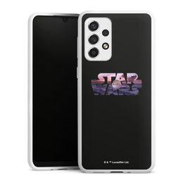 DeinDesign Galaxy A33 5G Handy Silikon H&uuml;lle Case wei&szlig; Handyh&uuml;lle The Child Star Wars The Mandalorian Silikon Case
