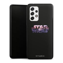 DeinDesign Galaxy A53 5G Handy Silikon H&uuml;lle Case schwarz Handyh&uuml;lle Star Wars The Child The Mandalorian