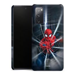 DeinDesign Galaxy S20 FE Handy Premium Case Smartphone Handyh&uuml;lle Schutzh&uuml;lle matt Spiderman Marvel Kinofilm Premium Case