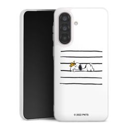 DeinDesign Galaxy A57 5G Handy Silikon H&uuml;lle Case transparent Handyh&uuml;lle Snoopy Dog Peanuts Silikon Case