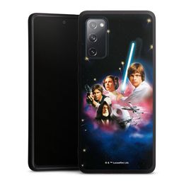 DeinDesign Galaxy S20 FE Handy Premium Silikon H&uuml;lle Handyh&uuml;lle schwarz Case Lightsaber Star Wars Merchandise Silikon Premium Case