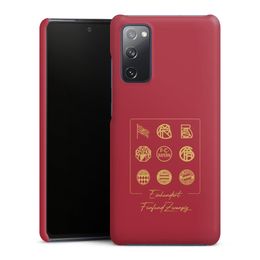 DeinDesign Galaxy S20 FE Handy Premium Case Smartphone Handyh&uuml;lle Schutzh&uuml;lle matt Fc Bayern M&uuml;nchen Merchandise Fcb 125 Jahre Premium Case