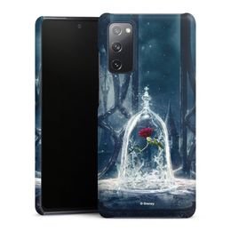 DeinDesign Galaxy S20 FE 5G Handy Premium Case Smartphone Handyh&uuml;lle Schutzh&uuml;lle matt The Beauty And The Beast Disney Princess Rose Premium Case