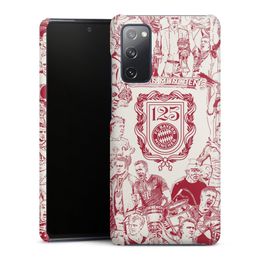DeinDesign Galaxy S20 FE Handy Premium Case Smartphone Handyh&uuml;lle Schutzh&uuml;lle matt Fcb 125 Jahre Fc Bayern M&uuml;nchen Official Licensed Product Premium Case