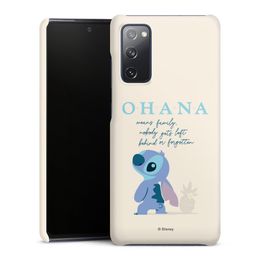 DeinDesign Galaxy S20 FE 5G Handy Premium Case Smartphone Handyh&uuml;lle Schutzh&uuml;lle matt Disney Official Licensed Product Lilo & Stitch Premium Case