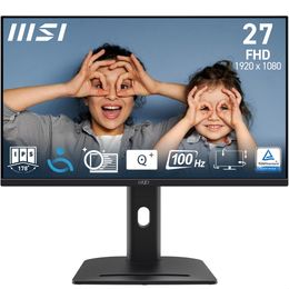 MSI LED-Monitor "PRO MP275PG", Energieeffizienz: E (A-G), schwarz, B:61,2cm H:56,1cm T:22,7cm, Monitore, neig-,schwenk-, h&ouml;henverstellbar, Pivot