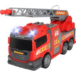Spielzeug-Feuerwehr DICKIE TOYS "Fire Fighter - Feuerwehrauto", rot, Spielzeugfahrzeuge, Kinder, mit Wasserspritze