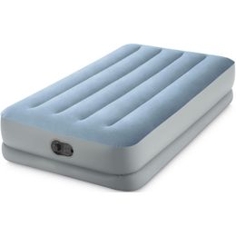 Luftbett Intex "DuraBeam Mid-Rise Comfort mit USB-Pumpe" Gr. 99, blau, Luftbetten, B/H/L: 99cm x 36cm x 191cm, Kunstfaser, PVC, B:99cm H:36cm L:191cm