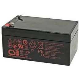 CSB Battery GP1234 Bleiakku Blei-Vlies (AGM) 3.4 Ah 12 V 1 St.