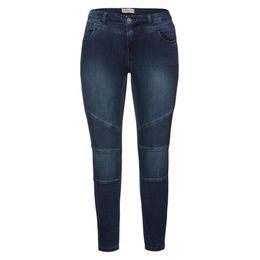 sheego Jeans Damen Gr&ouml;&szlig;e 34 dunkelblau