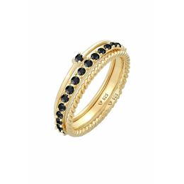 ELLI Ring female size 60 Gold / Black
