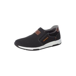 Rieker Slip On Herren Gr&ouml;&szlig;e 45 cognac / schwarz