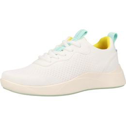 Legero Sneakers female size 41 Light blue / Neon yellow / White