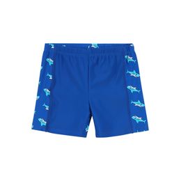 Playshoes Badeshorts 'Hai' Jungen Gr&ouml;&szlig;e 86/92 blau / aqua / wei&szlig;