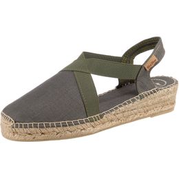 Toni Pons Espadrilles female size 39 Grey / Dark green