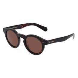 Polo by Ralph Lauren PH4165 | Herren-Sonnenbrille | Fassung: Vollrand, Panto, Acetat, Havanna Gl&auml;nzend | Glasfarbe: Braun