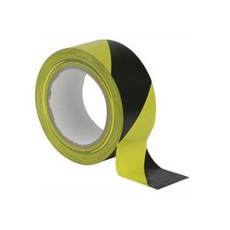 Showtec Floortape schwarz / gelb 50mm breit, 33m Rolle