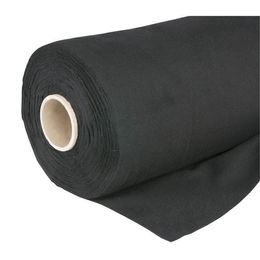 Wentex Deko Flanel 1,3 m (W), Rolle 60 m, Schwarz, 160g/m&sup2;