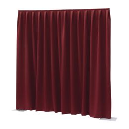 Wentex P&D Dimout 300(h)x300cm(w) Pleated, Red