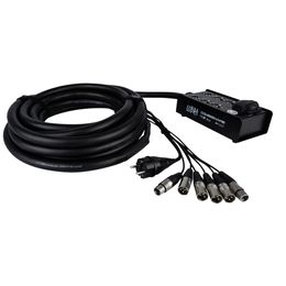 DAP-Audio DAP CobraX 4.2 CombiSnake 15 M - 15 m - 4 in/2 out + 16 A Strom-Multikabel